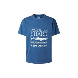 Pepe Jeans T-Shirt 'Mali Tee' Herren Gr&ouml;&szlig;e XXL blau / wei&szlig;