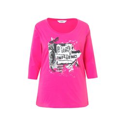Angel of Style Shirt Damen Gr&ouml;&szlig;e 8XL pink / schwarz / wei&szlig;
