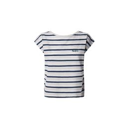 Pepe Jeans T-Shirt 'Vanessa' Damen Gr&ouml;&szlig;e L navy / rauchblau / wei&szlig;