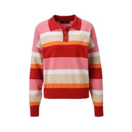 Aniston Casual Pullover Damen Gr&ouml;&szlig;e S beige / orange / hellpink / rot