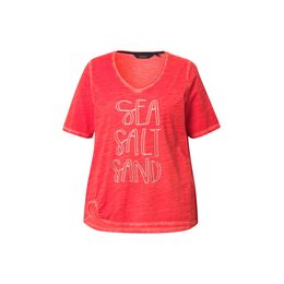 Ulla Popken Shirt Damen Gr&ouml;&szlig;e M/L neonrot