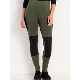 Cellbes Of Sweden Leggings Damen Gr&ouml;&szlig;e XS/S gr&uuml;n / schwarz