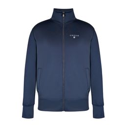 SikSilk Sweatjacke 'Essentials Poly' Herren Gr&ouml;&szlig;e XS navy / wei&szlig;