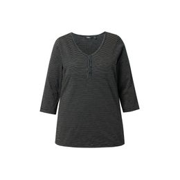 Ulla Popken Shirt Damen Gr&ouml;&szlig;e XXXL/4XL gelb / anthrazit