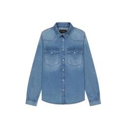 Le Temps Des Cerises Bluse 'Barbara' Damen Gr&ouml;&szlig;e S blue denim