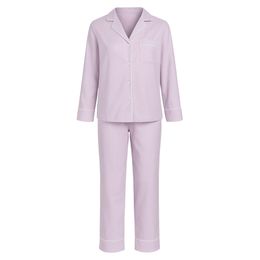 For You Moda Pyjama Damen Gr&ouml;&szlig;e XL flieder / wei&szlig; Winterkleid