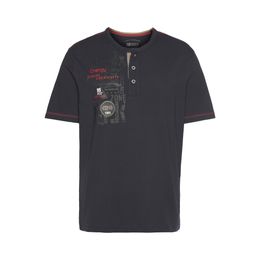 MAN'S WORLD Man's World Shirt Herren Gr&ouml;&szlig;e M dunkelgrau / rot / schwarz / wei&szlig;