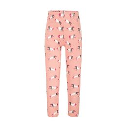 happy girls Leggings M&auml;dchen Gr&ouml;&szlig;e 104 anthrazit / ros&eacute; / dunkelpink / wei&szlig;