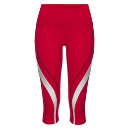 active by Lascana Lascana Active Leggings Damen Gr&ouml;&szlig;e XS rot / schwarz / wei&szlig;