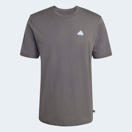 adidas Sportswear T-Shirt Herren Gr&ouml;&szlig;e S grau