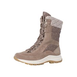 Tamaris Schn&uuml;rstiefel Damen Gr&ouml;&szlig;e 41 beige / hellbraun / taupe Winterschuhe