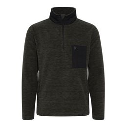 INDICODE Jeans Pullover Herren Gr&ouml;&szlig;e S gr&uuml;nmeliert / schwarz
