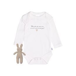 Liliput Baby-Geschenkset Jungen Gr&ouml;&szlig;e 50/56 beige / wei&szlig;