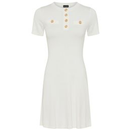 Bruno Banani Lm Strickkleid Damen Gr&ouml;&szlig;e M offwhite