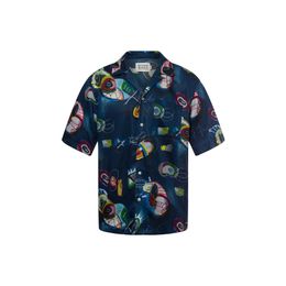 Scotch & Soda Scotch & Soda Hemd Herren Gr&ouml;&szlig;e XL blau / marine / gelb / weinrot