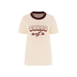 Guess T-Shirt Damen Gr&ouml;&szlig;e S puder / weinrot
