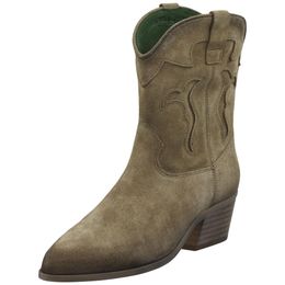 felmini Cowboystiefel Damen Gr&ouml;&szlig;e 40 grau Winterschuhe