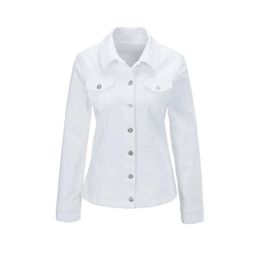 GOLDNER &Uuml;bergangsjacke Damen Gr&ouml;&szlig;e M white denim