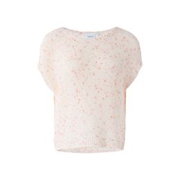 comma, Comma Casual Identity Pullover Damen Gr&ouml;&szlig;e S beige / rot