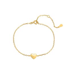 Hey Happiness Armband 'Love Heart' Damen Gr&ouml;&szlig;e 15.5 cm gold