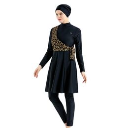 C&city Hijab Badeanzug Damen Gr&ouml;&szlig;e L karamell / schwarz
