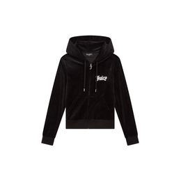 Juicy Couture Sweatjacke ' ROBERTSON CAVIAR ' Damen Gr&ouml;&szlig;e M schwarz / silber