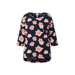 Ulla Popken Schlafshirt Damen Gr&ouml;&szlig;e XXL/XXXL nude / marine / orange / rosa