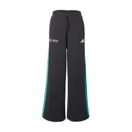 adidas Performance Sporthose 'Mercedes - AMG Petronas Formula One Team DNA' Damen Gr&ouml;&szlig;e XL/XXL aqua / schwarz / wei&szlig;