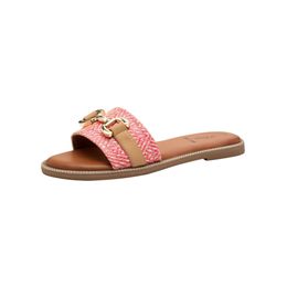 s.Oliver Pantolette Damen Gr&ouml;&szlig;e 39 hellbeige / cappuccino / pink
