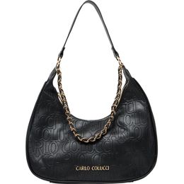 Carlo Colucci Schultertasche 'Dolzani' Damen Gr&ouml;&szlig;e One Size schwarz