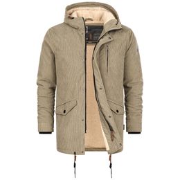 INDICODE Jeans Winterjacke 'Ledley' Herren Gr&ouml;&szlig;e L dunkelbeige