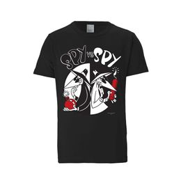 logoshirt T-Shirt 'Mad - Spy vs. Spy' Damen Gr&ouml;&szlig;e XXL schwarz