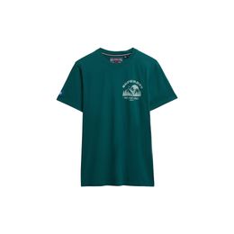 Superdry & Co T-Shirt 'Lo-Fi Outdoors' Herren Gr&ouml;&szlig;e M smaragd / mint