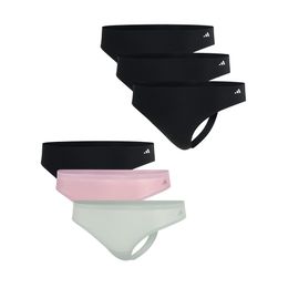 adidas Sportswear Tanga ' Sport Active Light Flex Thong ' Damen Gr&ouml;&szlig;e XL grau / rosa / schwarz