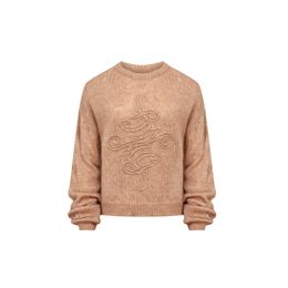 Mandragora Pullover 'Vero' Damen Gr&ouml;&szlig;e L/XL karamell