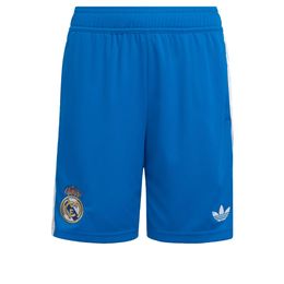 adidas Performance Sportshorts 'Real Madrid 25/26' Jungen Gr&ouml;&szlig;e 140 t&uuml;rkis / wei&szlig;