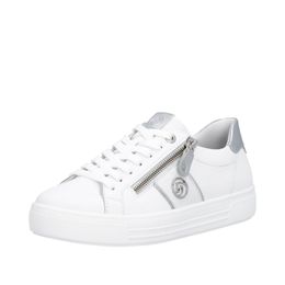 Remonte Sneaker Damen Gr&ouml;&szlig;e 36 silbergrau / wei&szlig;