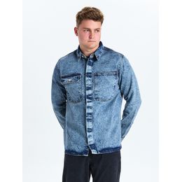 Dxnmxrk &Uuml;bergangsjacke 'DXFernando' Herren Gr&ouml;&szlig;e XXL blue denim