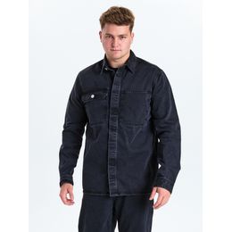 Dxnmxrk &Uuml;bergangsjacke 'DXFernando' Herren Gr&ouml;&szlig;e L black denim