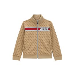 Guess Sweatjacke Jungen Gr&ouml;&szlig;e 128 beige / mischfarben