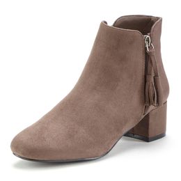 Lascana Ankle Boots Damen Gr&ouml;&szlig;e 37 braun Winterschuhe