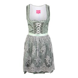 Kr&uuml;ger Dirndl Kr&uuml;ger Madl Dirndl Damen Gr&ouml;&szlig;e 36 grau / hellgr&uuml;n