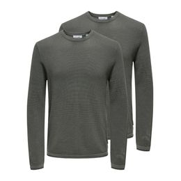 Only & Sons Only & Sons Pullover 'Felix' Herren Gr&ouml;&szlig;e XXL grau