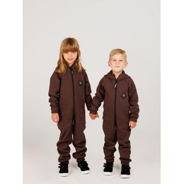 MANUL Overall 'Brownie by MANUL - Basic BackZip' M&auml;dchen Gr&ouml;&szlig;e 98 braun