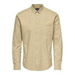 Only & Sons Only & Sons Hemd 'Alvaro' Herren Gr&ouml;&szlig;e XXL dunkelbeige