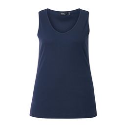 Ulla Popken Top Damen Gr&ouml;&szlig;e 4XL/5XL marine
