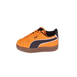 Puma Schn&uuml;rschuh 'Suede The Smurfs Die Schl&uuml;mpfe' Herren Gr&ouml;&szlig;e 40.5 orange