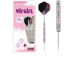 Bull's Bull's Steeldarts ' Virgirl VR1 Dartpfeile 80% Tungsten Darts-Set Anf&auml;nger ' Herren Gr&ouml;&szlig;e 21 pink