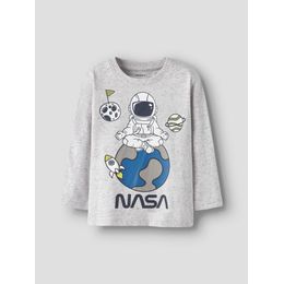 name it Shirt Jungen Gr&ouml;&szlig;e 98 blau / grau / wei&szlig;