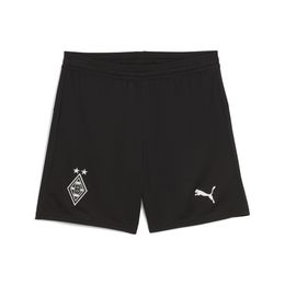 Puma Sportshorts 'Borussia M&ouml;nchengladbach 25/26' Jungen Gr&ouml;&szlig;e 152 schwarz / wei&szlig;